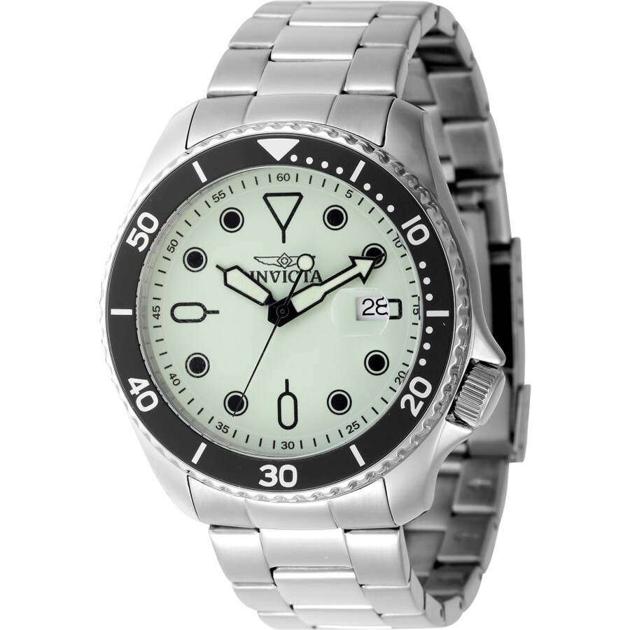 Invicta Pro Diver Date Luminous Green Dial Men's Watch 47305 ...
