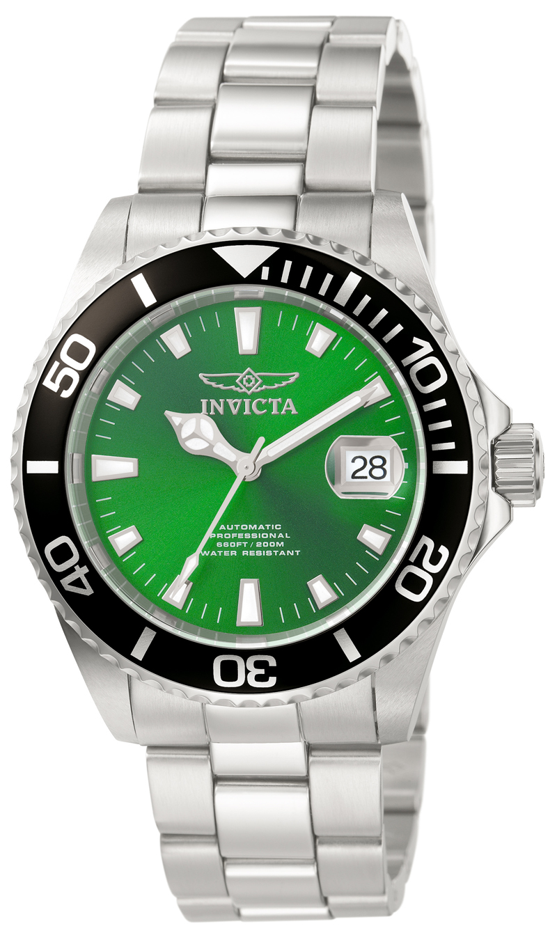 Invicta Pro Diver Green Dial Automatic Men's Watch 1000 843836010009 ...