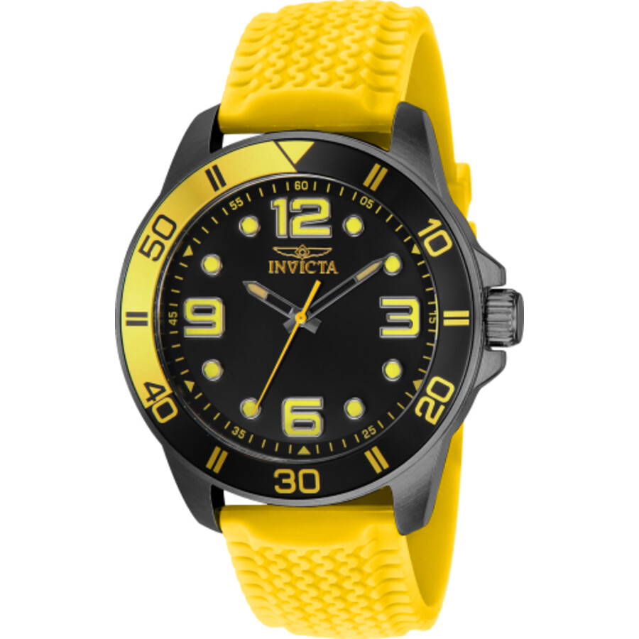 Invicta Pro Diver LATAM Exclusive Quartz Black Dial Men's Watch 40037 ...