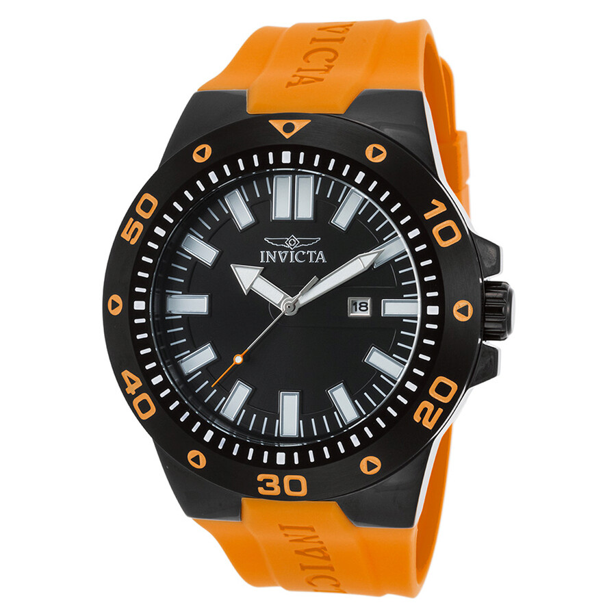 Invicta Pro Diver Orange Dial Men's Watch 23514 886678286294 - Pro ...