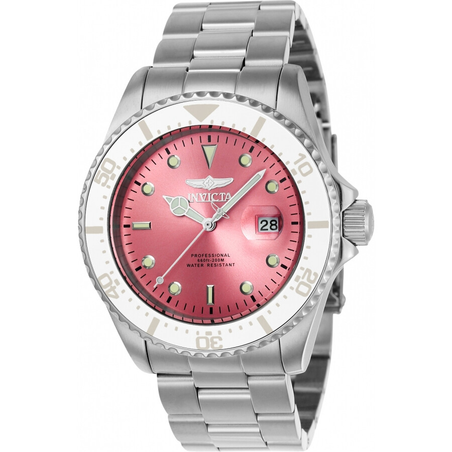 Invicta Pro Diver Pink Dial Men's Watch 23396 886678285037 - Pro Diver ...