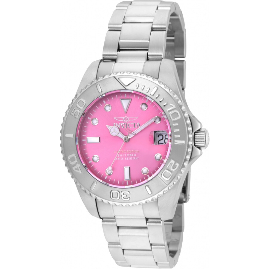 Invicta Pro Diver Pink Ladies Watch 24627 886678298112 - Pro Diver, Pro ...