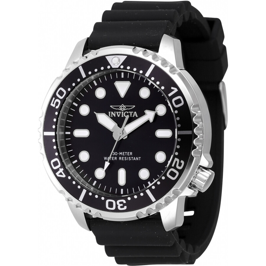 Invicta Pro Diver Quartz Black Dial Men's Watch 47225 886678625987 ...