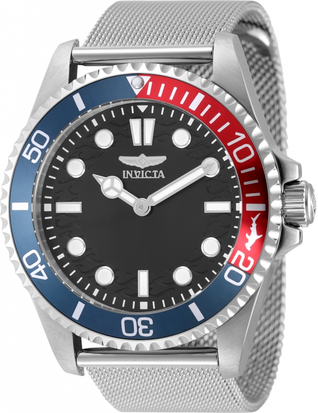 Invicta Pro Diver Quartz Black Dial Pepsi Bezel Men's Watch 49689 ...