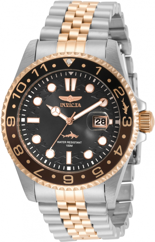 Invicta Pro Diver Quartz Black Dial Two-tone Men's Watch 30626 ...