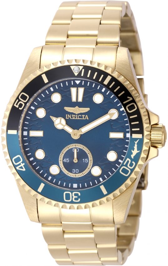Invicta Pro Diver Quartz Blue Dial Batman Bezel Men's Watch 49435 ...