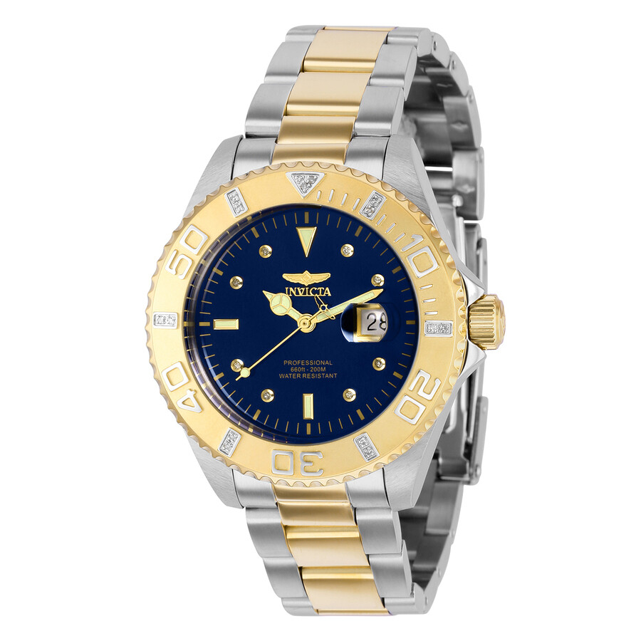 Invicta Pro Diver Quartz Blue Dial Ladies Watch 37020 886678457618 ...