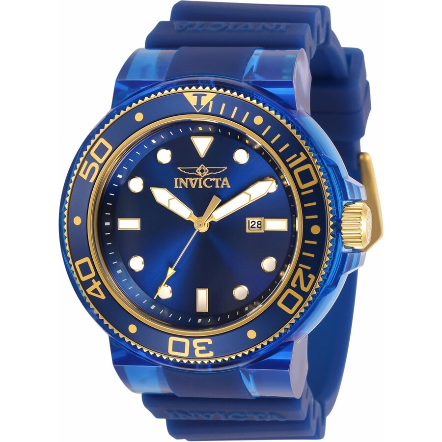 Invicta Pro Diver Quartz Blue Dial Men's Watch 32336 886678381951 - Pro ...