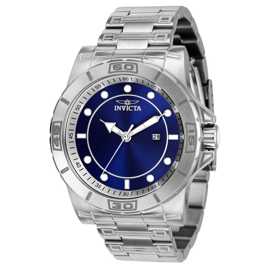 Invicta Pro Diver Quartz Blue Dial Men's Watch 35430 886678431502 - Pro ...