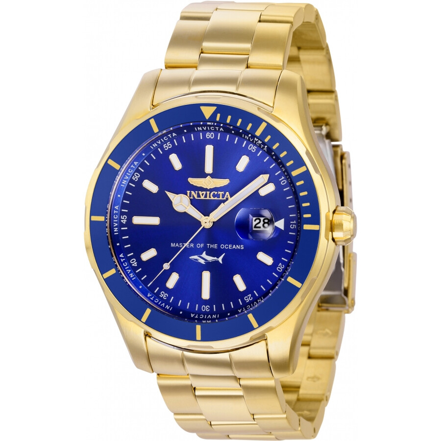 Invicta Pro Diver Quartz Blue Dial Men's Watch 35594 886678434626 - Pro ...