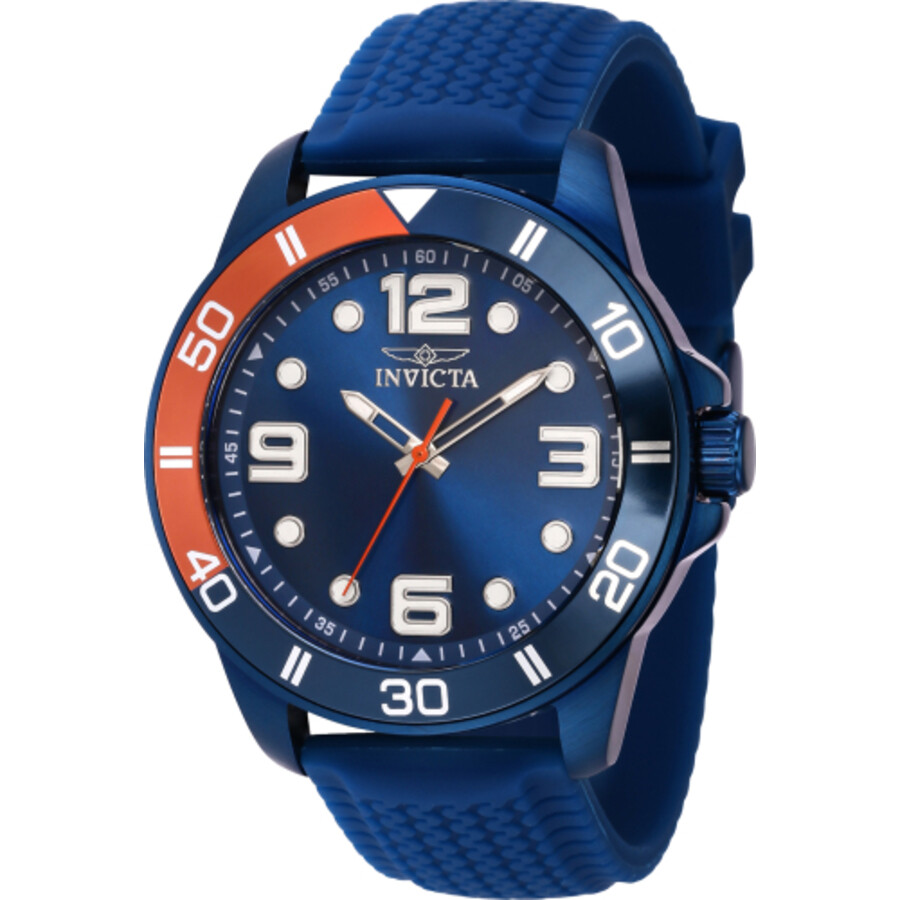 Invicta Pro Diver Quartz Blue Dial Men's Watch 40035 886678539345 - Pro ...