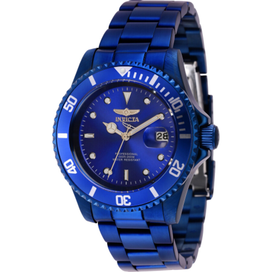 Invicta Pro Diver Quartz Blue Dial Men's Watch 40250 886678541621 - Pro ...