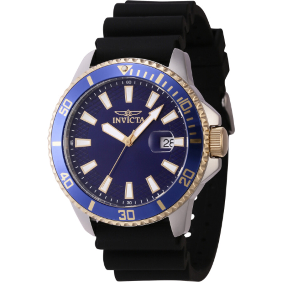 Invicta Pro Diver Quartz Blue Dial Men's Watch 46133 886678611911 - Pro ...