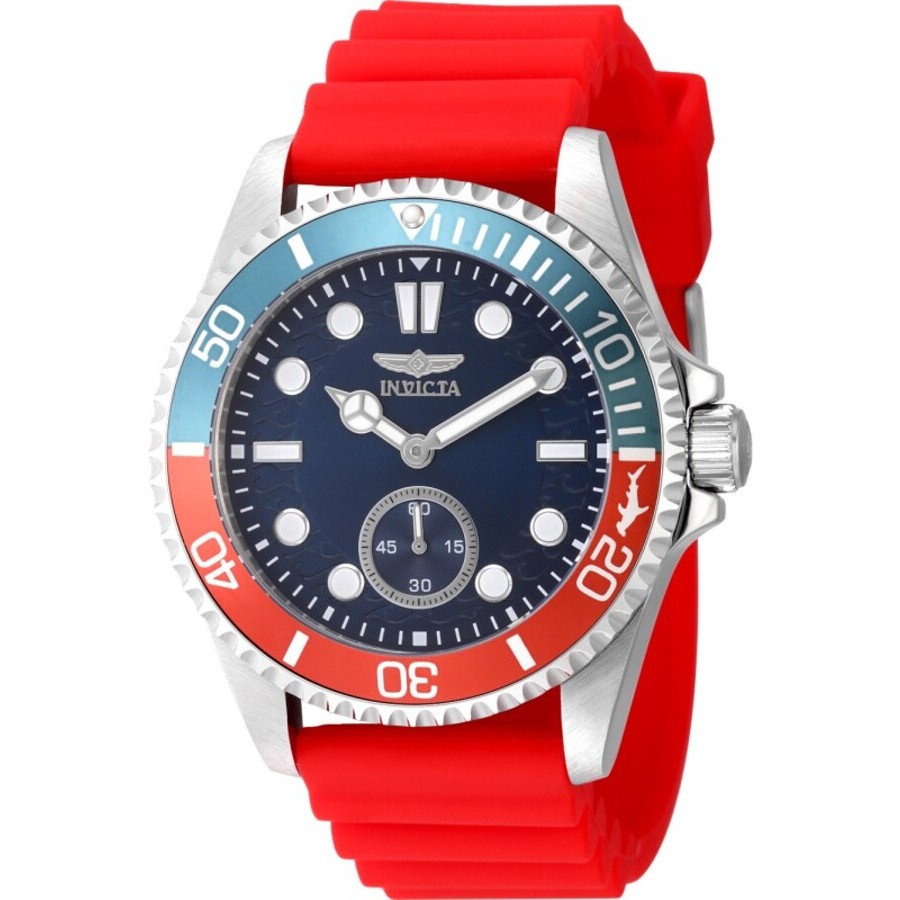 Invicta Pro Diver Quartz Blue Dial Pepsi Bezel Men's Watch 49340 ...