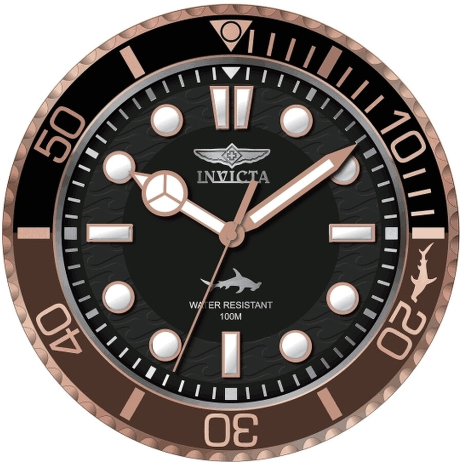 Invicta Pro Diver Quartz Brown Dial Clock 37779 886678444786 - Watches ...