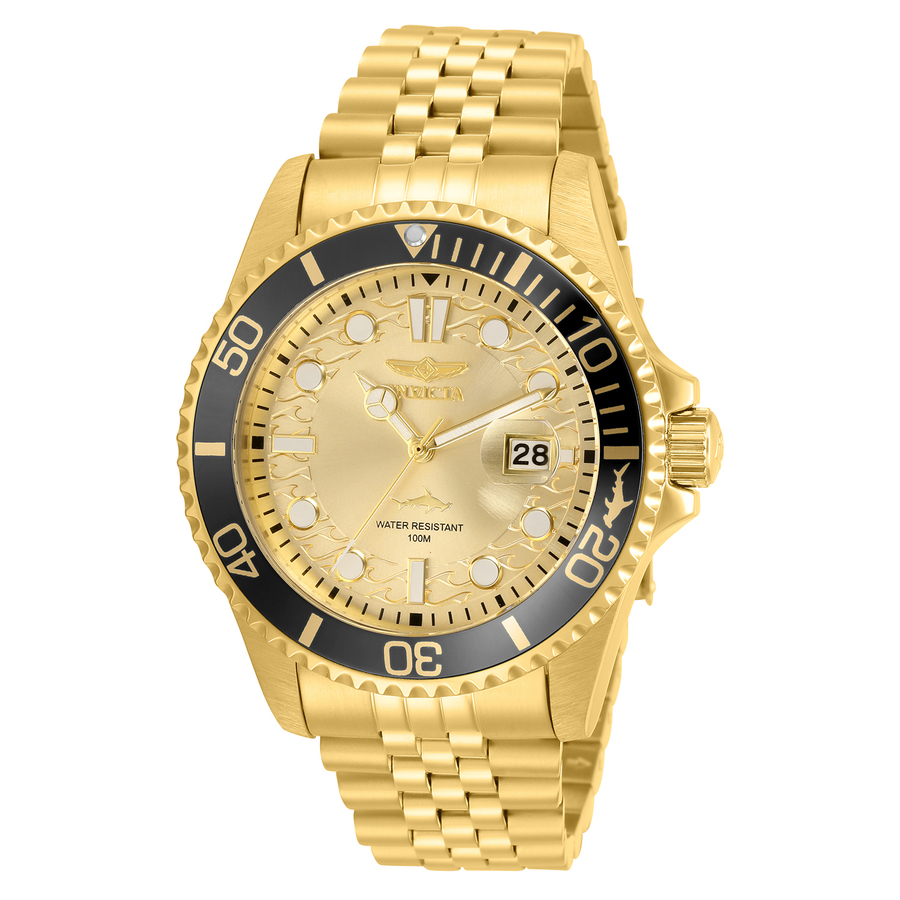 Invicta Pro Diver Quartz Champagne Dial Men's Watch 30613 886678363032 ...