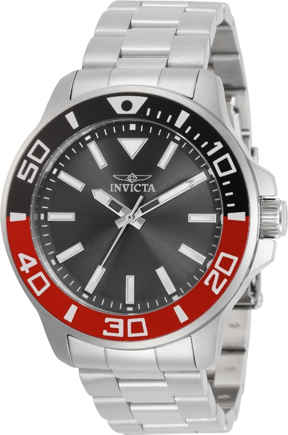 Invicta Pro Diver Quartz Charcoal Dial Coke Bezel Men's Watch 30743 ...