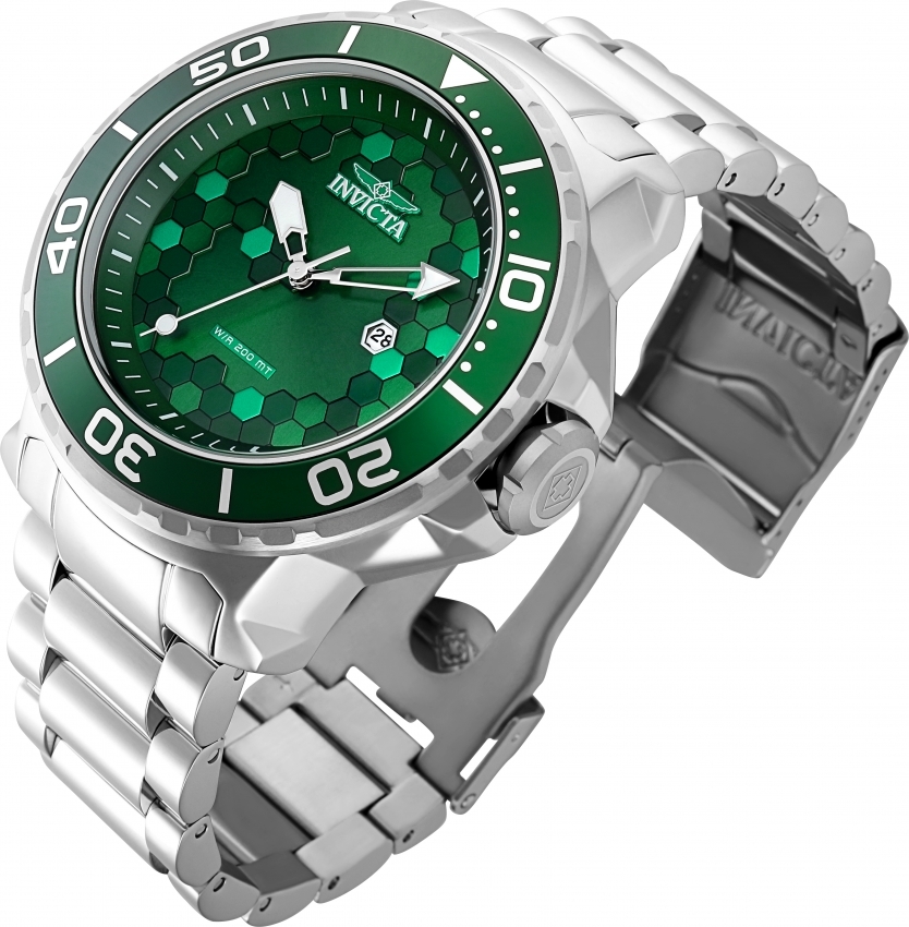 Invicta Pro Diver Quartz Green Dial Men's Watch 30562 - Pro Diver ...