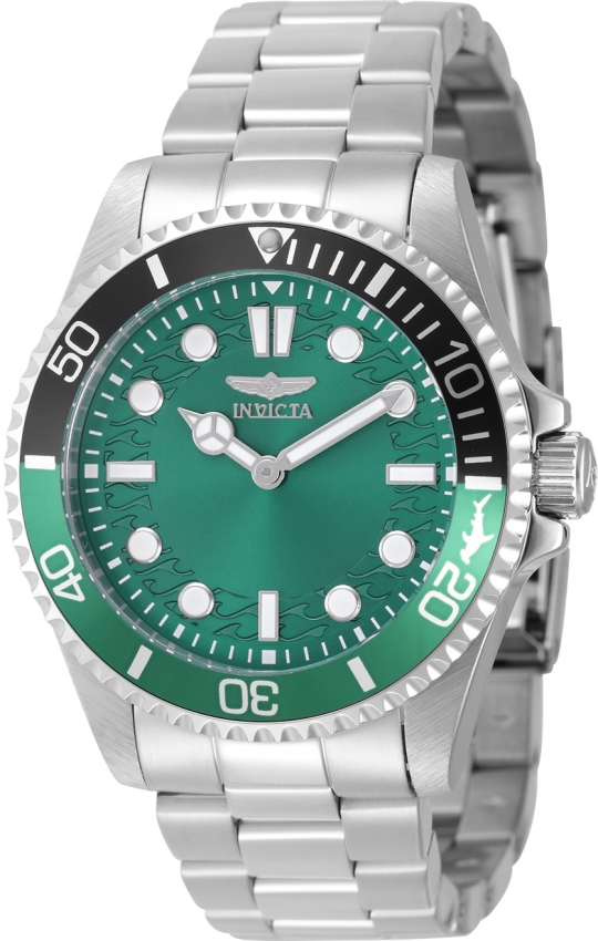 Invicta Pro Diver Quartz Green Dial Sprite Bezel Men's Watch 49705 ...