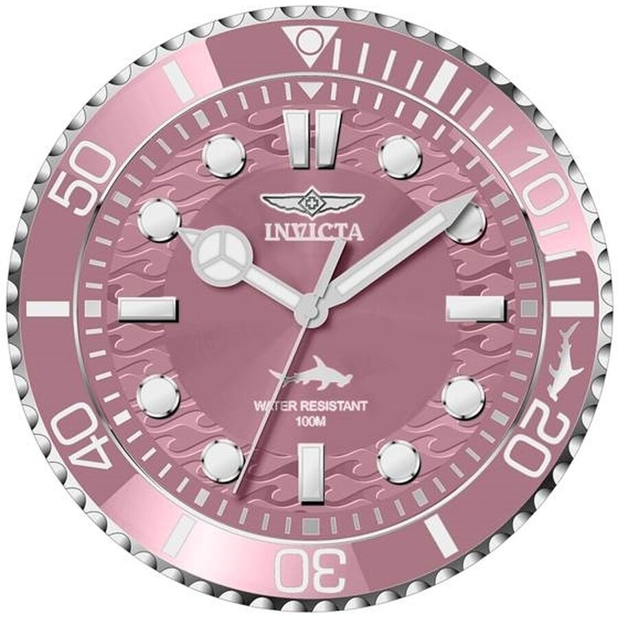 Invicta Pro Diver Quartz Light Pink Clock 37778 886678444779 - Watches ...