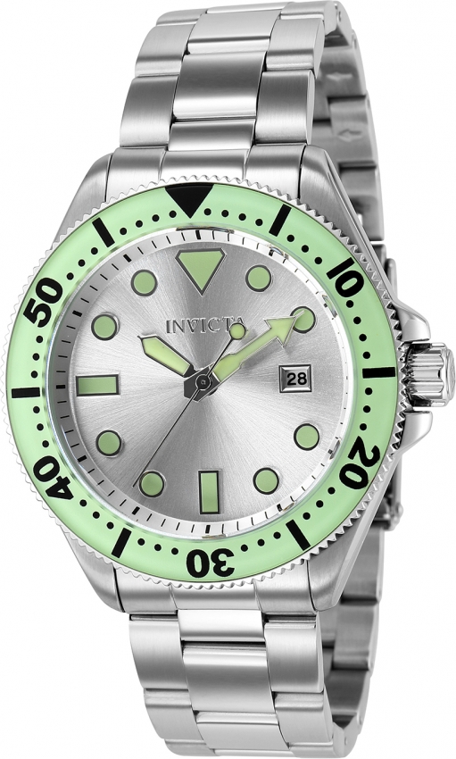 Invicta Pro Diver Quartz Silver Dial Men's Watch 37845 886678515783 ...