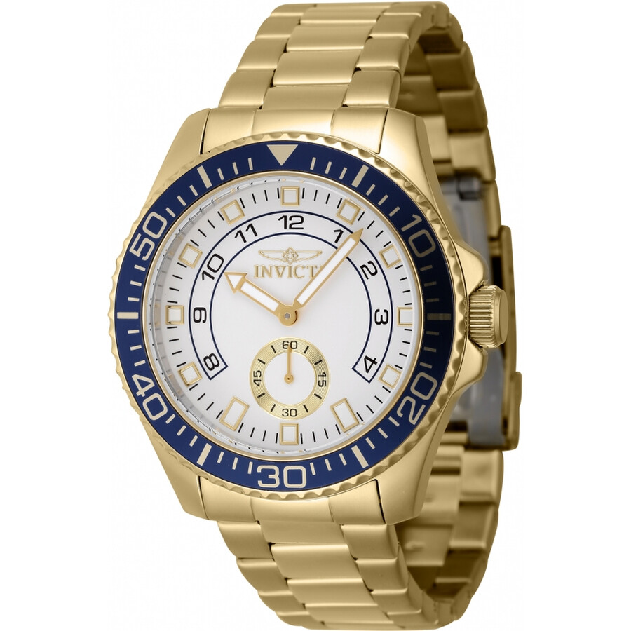 Invicta Pro Diver Quartz White Dial Men's Watch 47130 886678624409 ...