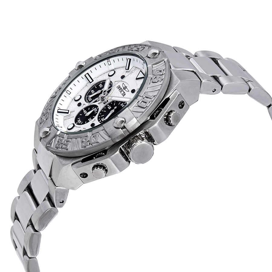 Invicta Pro Diver Silver Dial Chronograph Men's Watch 25828 - Pro Diver ...