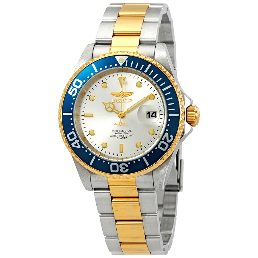 Invicta Pro Diver Silver Dial Men's Watch 24951 886678301751 - Pro ...
