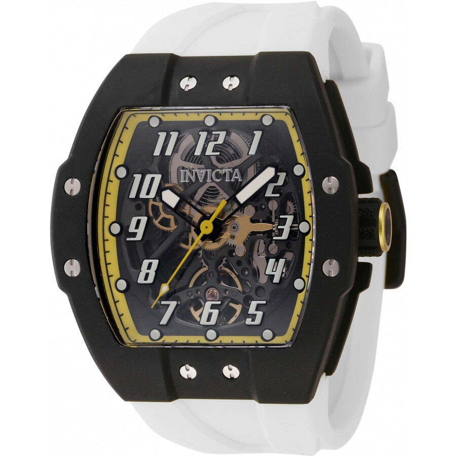 Invicta Racing Automatic Transparent Dial Titanium Men's Watch 46639 ...