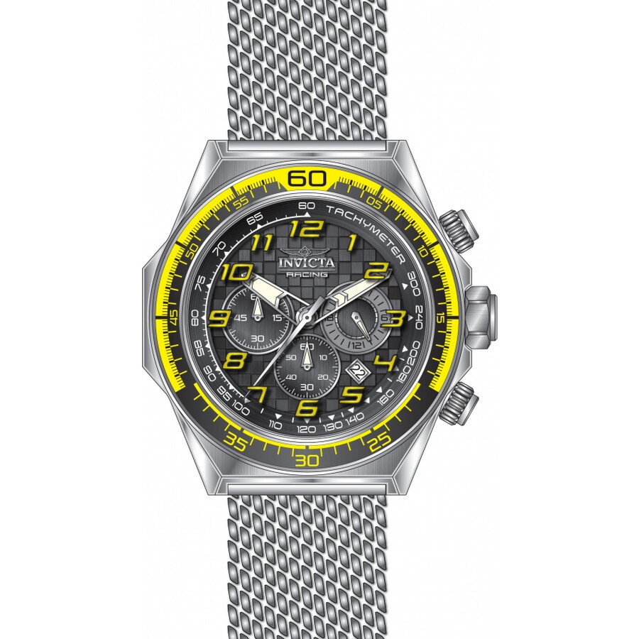 Invicta Racing Chronograph GMT Quartz Black Dial Men's Watch 47899 ...