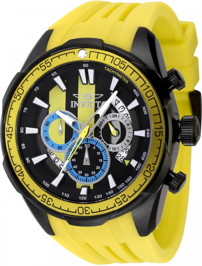 Invicta Racing Chronograph GMT Quartz Black Dial Men's Watch 48452 ...