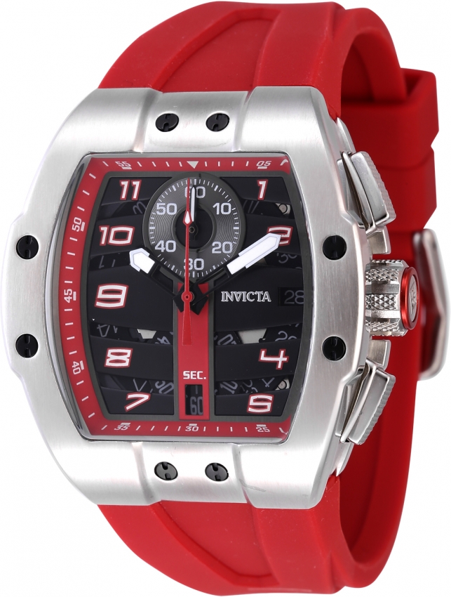 Invicta Racing Chronograph Quartz Black Dial Men's Watch 47367 ...