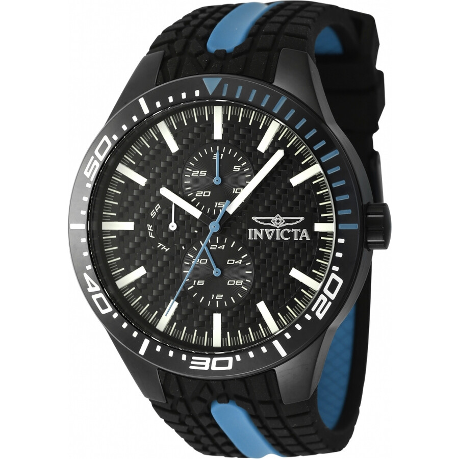 Invicta Racing GMT Quartz Black Dial Men's Watch 47555 886678632183 ...