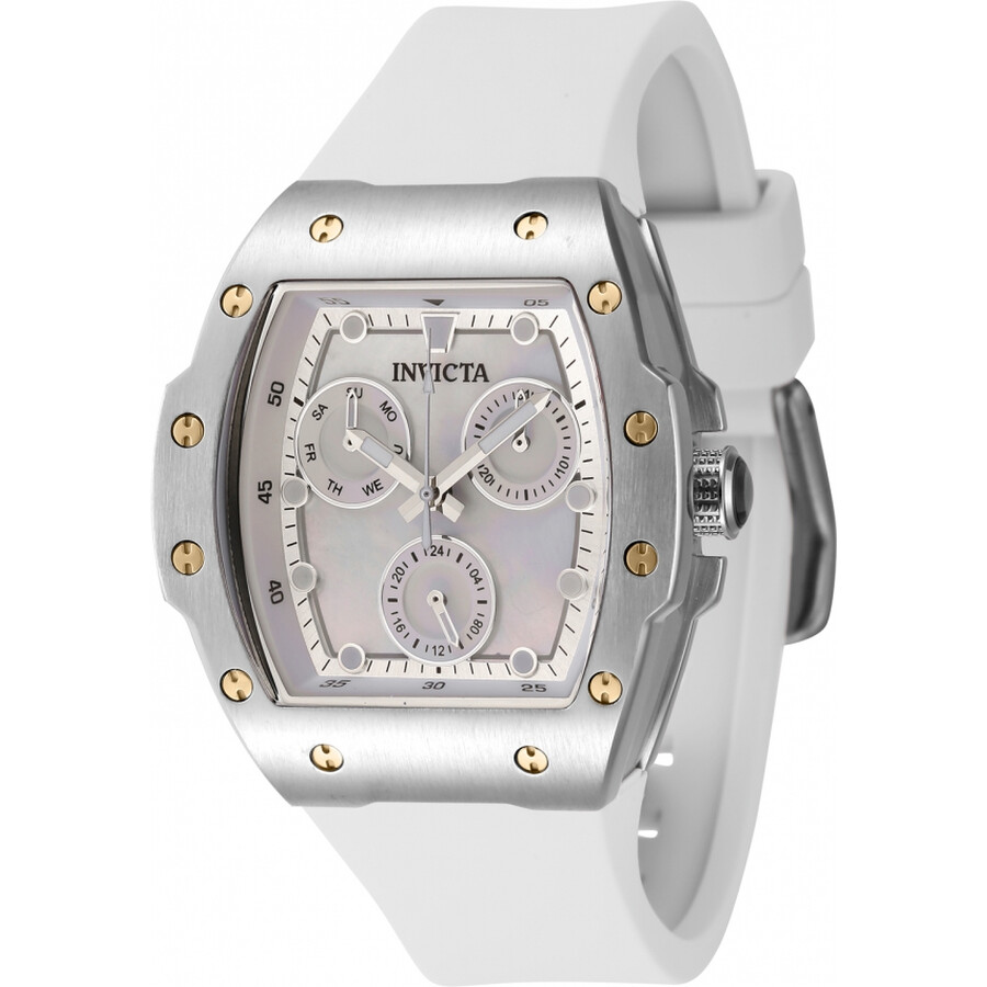 Invicta Racing GMT Quartz White Dial Ladies Watch 45640 886678606382 ...