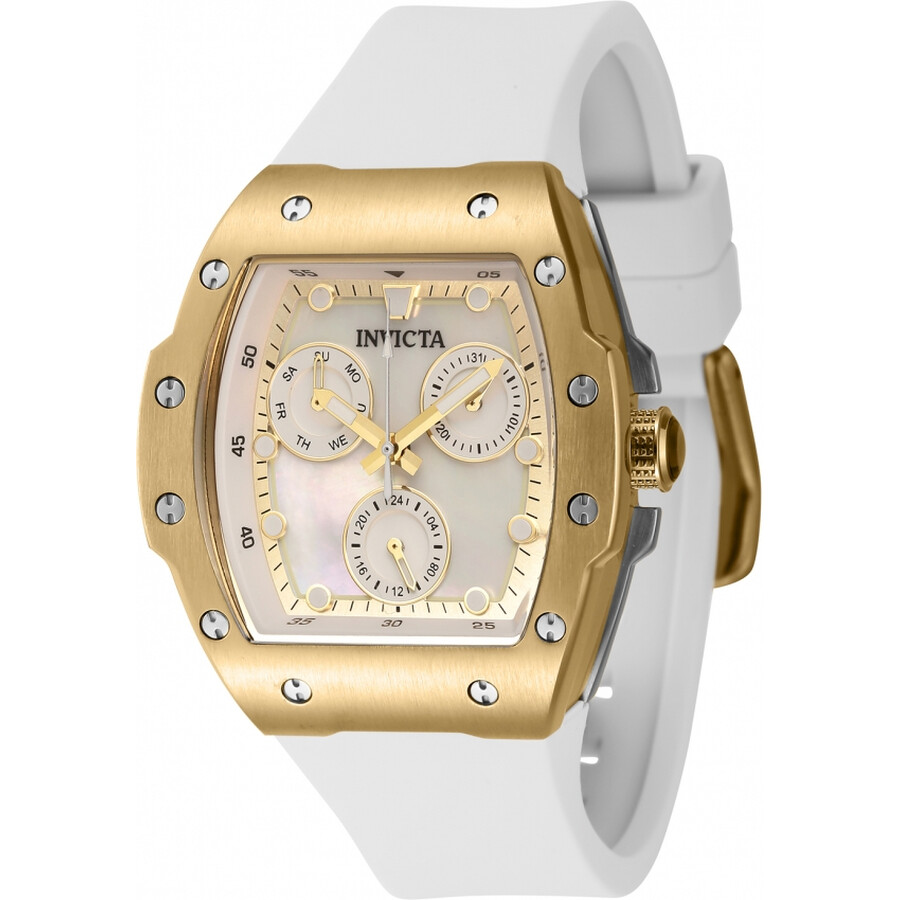Invicta Racing GMT Quartz White Dial Ladies Watch 45643 886678606412 ...