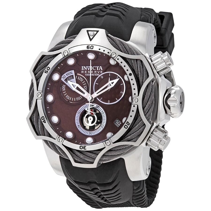 Invicta Reserve Brown Dial Men's Chronograph Watch 27711 886678331802 ...
