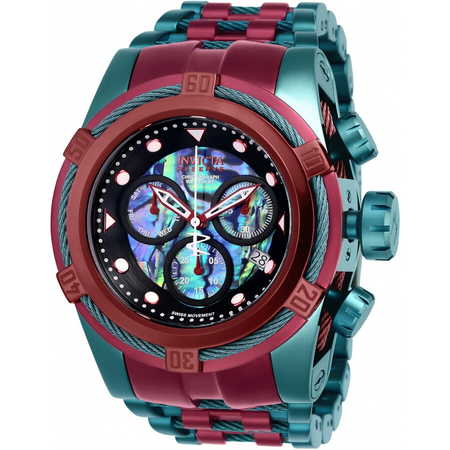 Invicta Reserve Chronograph Black Dial Men's Watch 25918 886678313020 ...