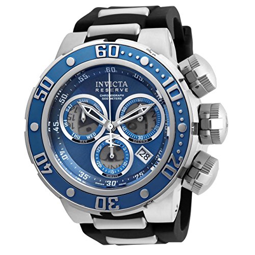 Invicta Reserve Chronograph Blue Dial Men's Watch 21643 886678265732 ...