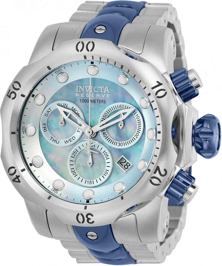 Invicta Reserve Chronograph Blue Dial Men's Watch 25063 886678302970 ...