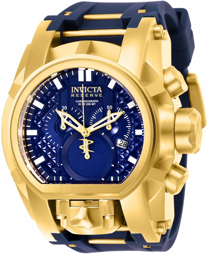 Invicta Reserve Chronograph Blue Dial Men's Watch 25608 886678309689 ...