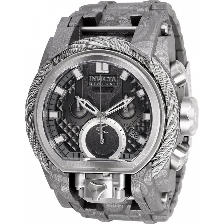 Invicta Reserve Chronograph Grey Dial Men's Watch 26437 886678318704 ...