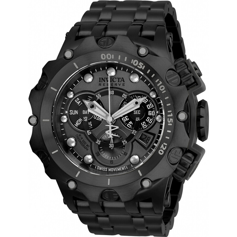 Invicta Reserve Chronograph Quartz Black Dial Men's Watch 27795 ...