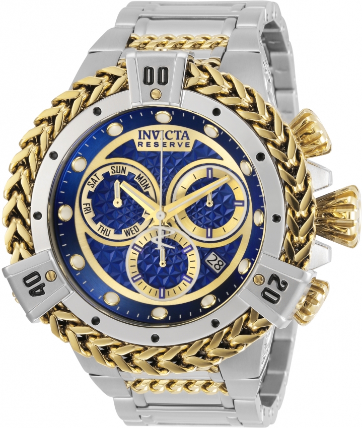 Invicta Reserve Chronograph Quartz Blue Dial Men's Watch 30543 ...