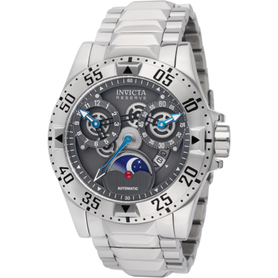Invicta Reserve Excursion Automatic Gunmetal Dial Men's Watch 47570 ...
