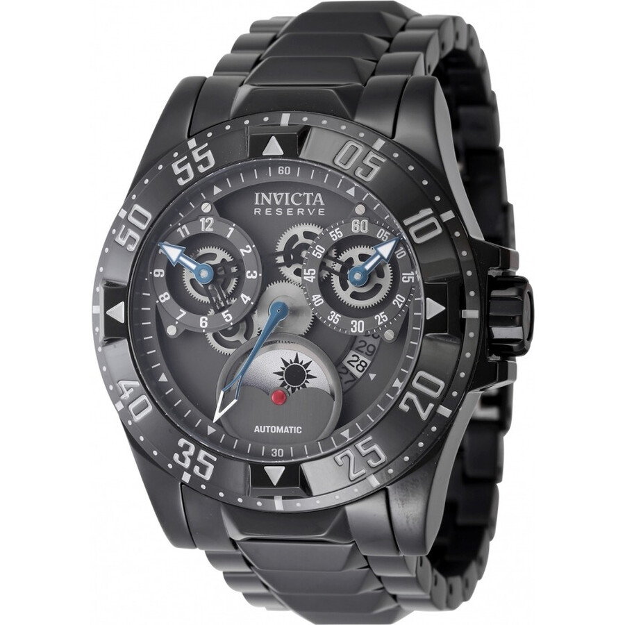 Invicta Reserve Excursion Automatic Gunmetal Dial Men's Watch 47572 ...