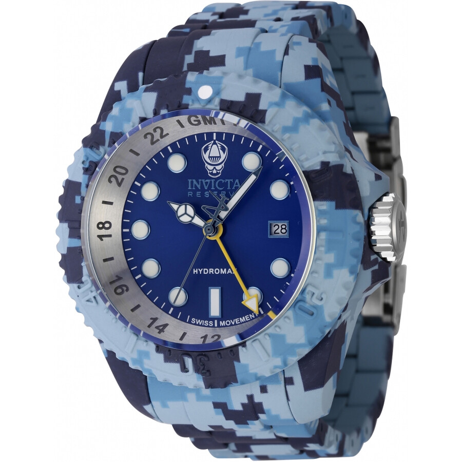 Invicta Reserve GMT Date Quartz Blue Dial Men's Watch 45940 ...
