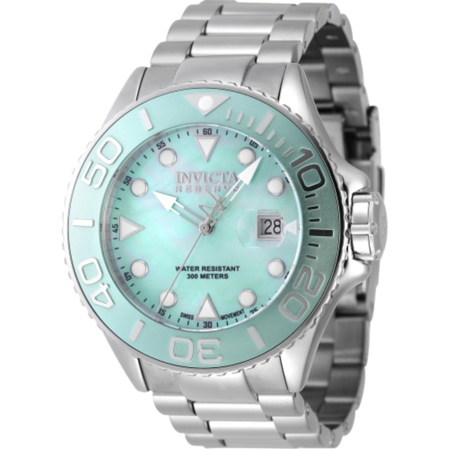 Invicta Reserve Grand Diver Quartz Turquoise Dial Men's Watch 47210 ...