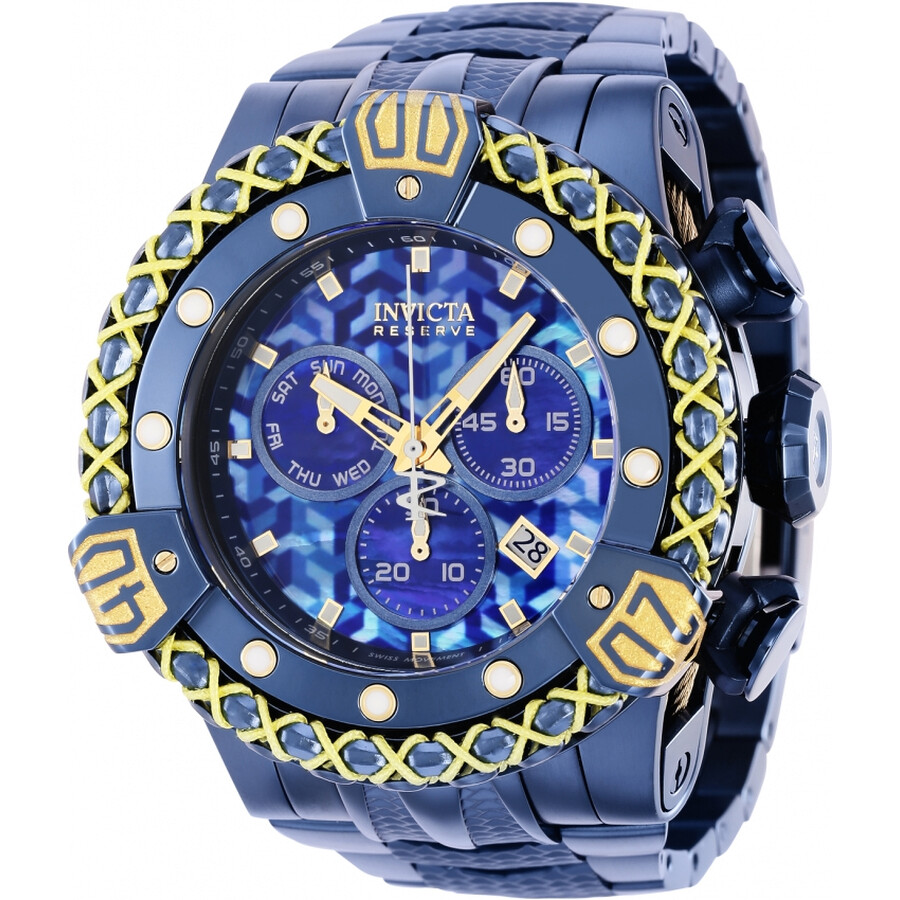 Invicta Reserve Poseidon Chronograph Quartz Men's Watch 36595 ...