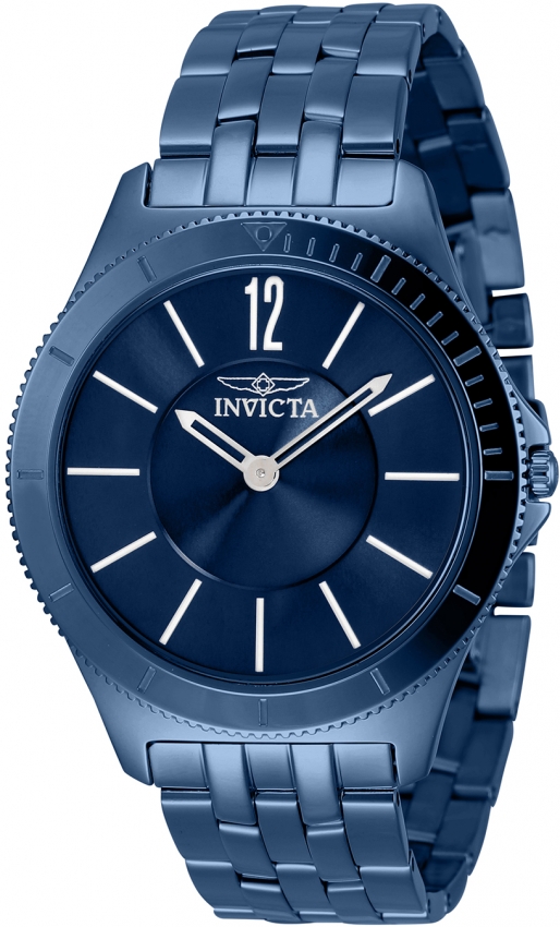 Invicta Reserve Slim Quartz Blue Dial Ladies Watch 33880 886678405039 ...