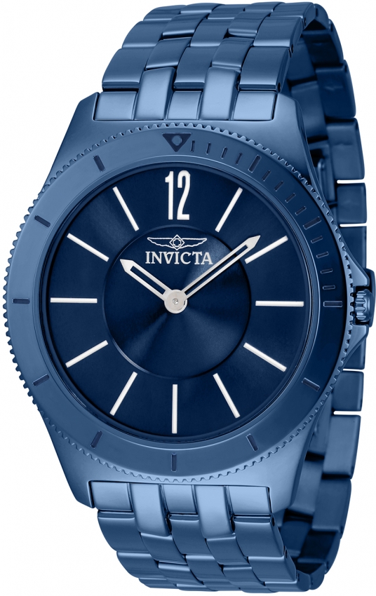 Invicta Reserve Slim Quartz Blue Dial Men's Watch 33876 886678405671 ...